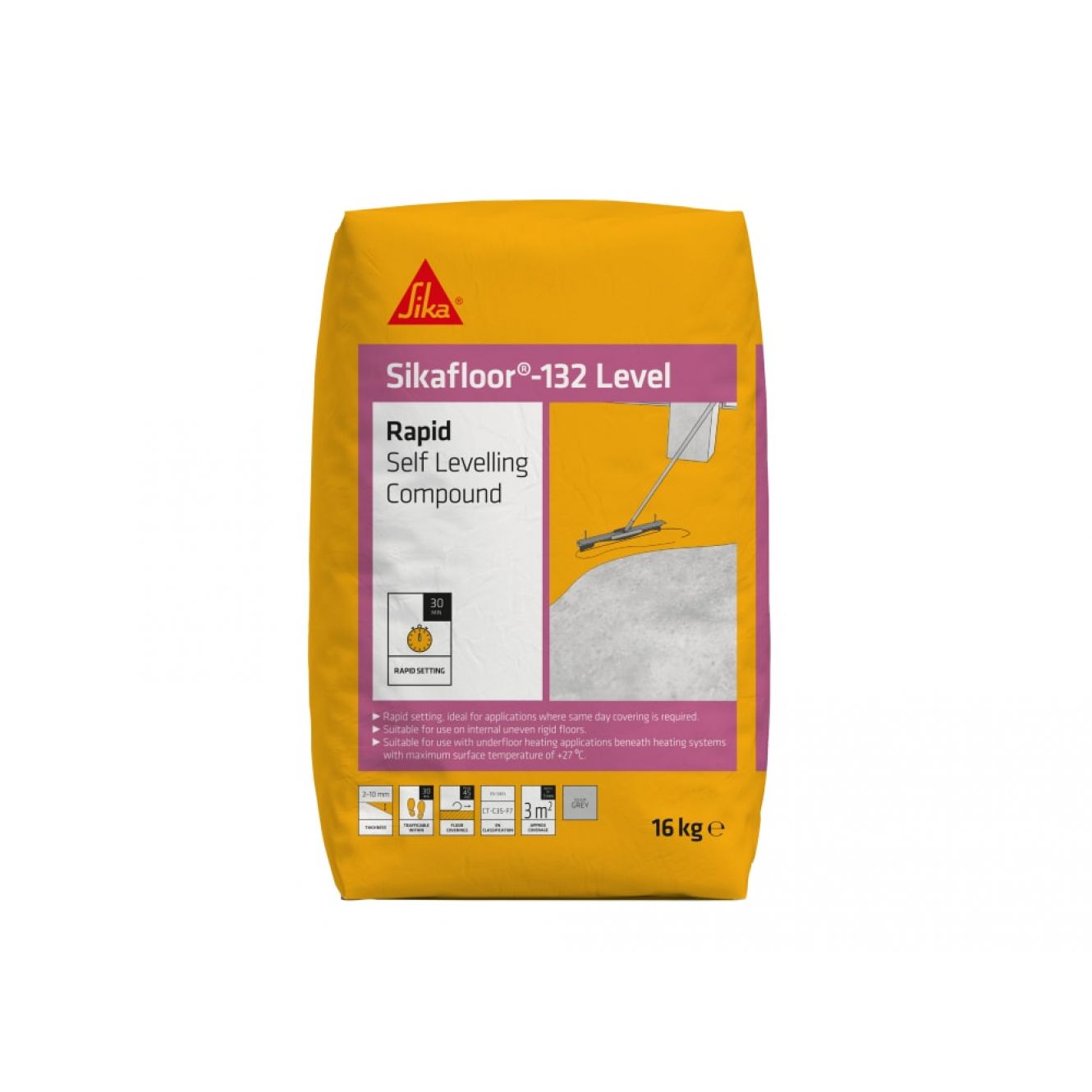 Everbuild Sika Sikafloor®-132 Level Rapid 16kg EVB767210 - UKToolBox.com