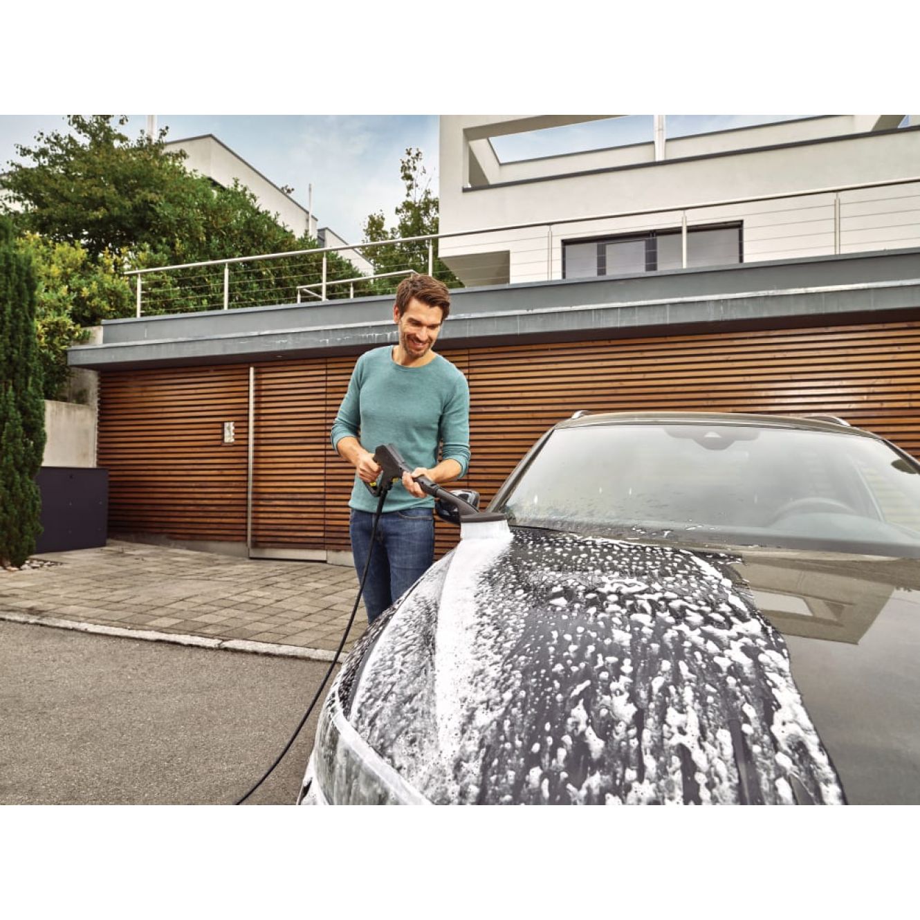 Karcher K 3 Power Control Car & Home Pressure Washer 120 bar 240V ...