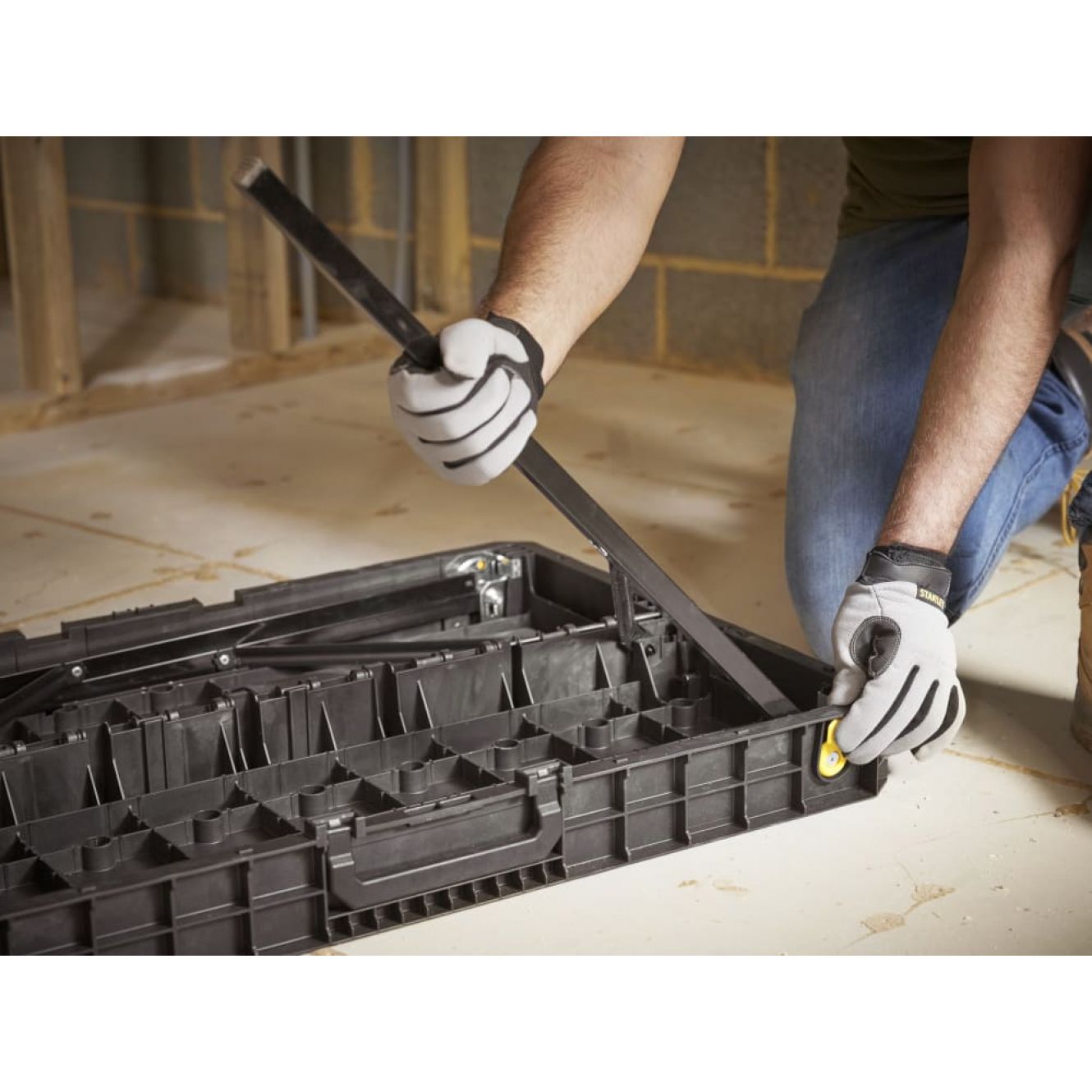 STANLEY® Fold-Up Workbench STA183492 - UKToolBox.com